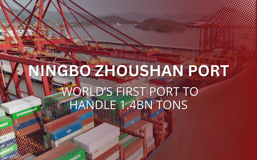 Ningbo Zhoushan Port sets global record as world's first to handle 1.4B ...