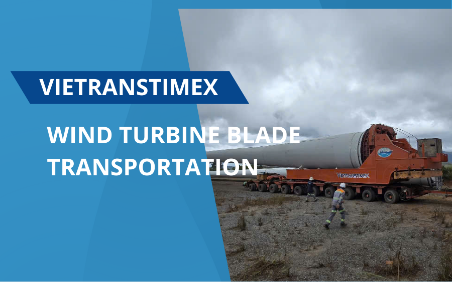 Vietranstimex masters Wind Turbine Blade Transportation